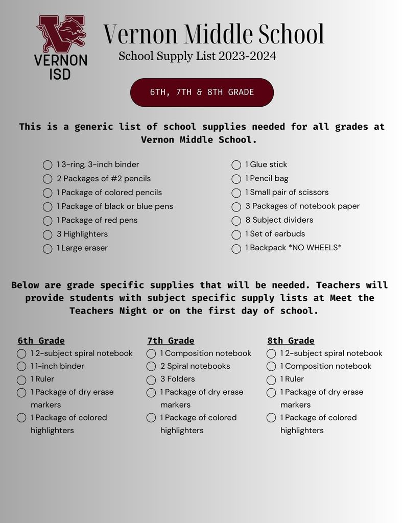 Live Feed | Vernon ISD